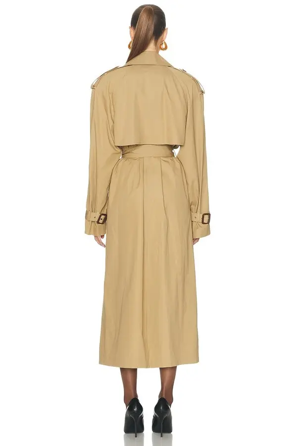 Saint Laurent Oversize Trench Coat