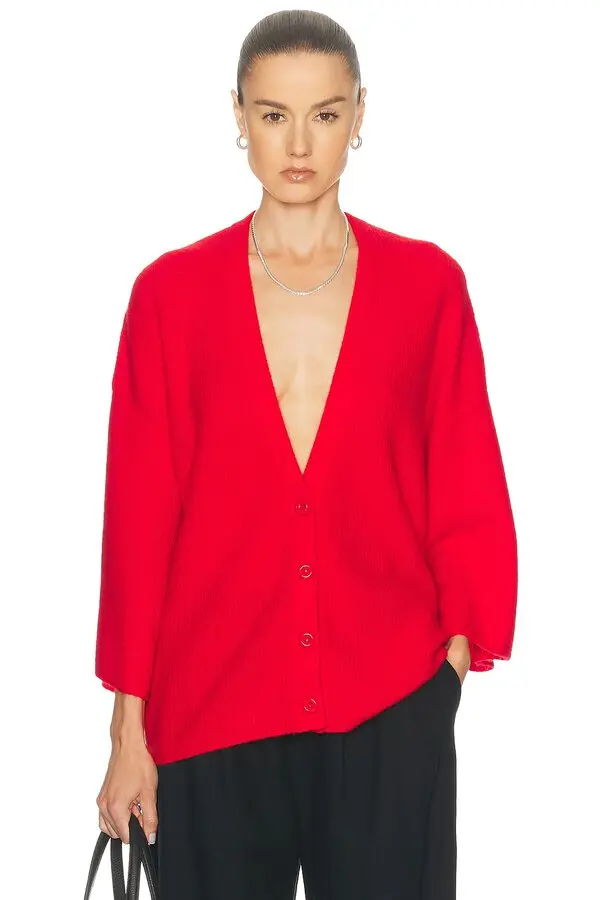 American Vintage Damsville Cardigan - Fraise