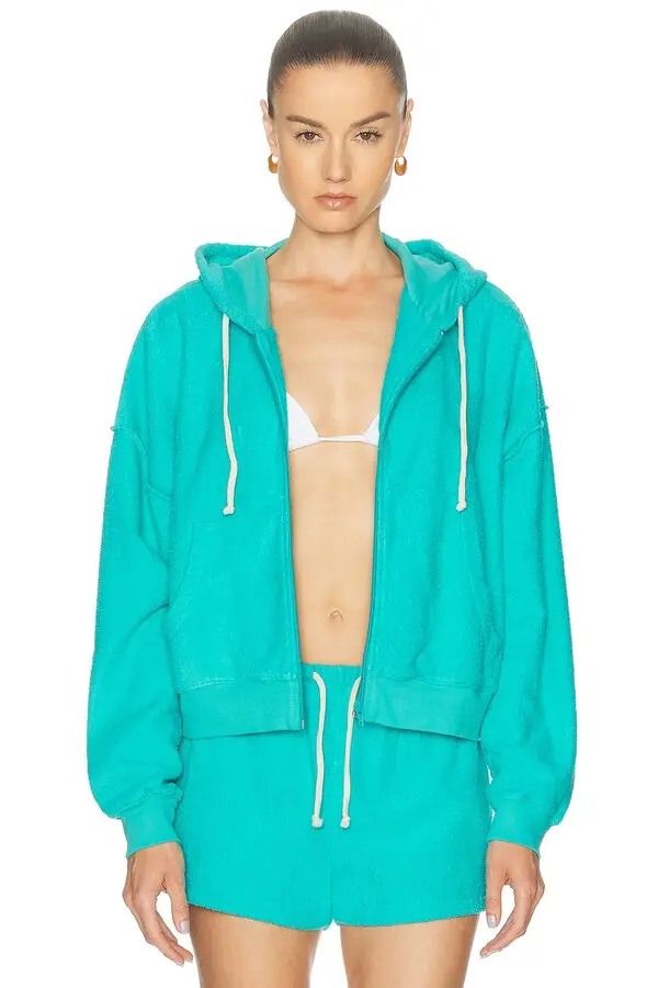 American Vintage Bobypark Hoodie - Turquoise