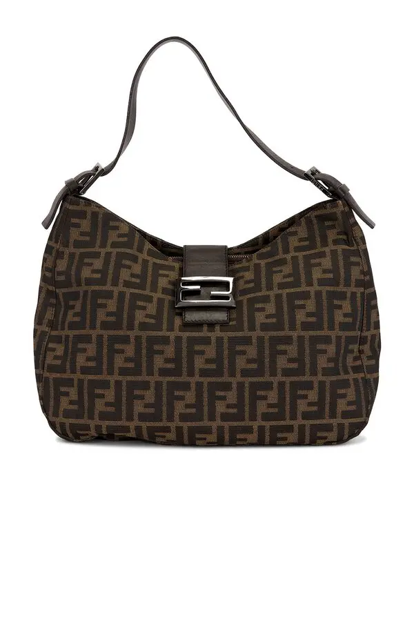 Fendi Zucca Hobo Bag - Tobacco Brown