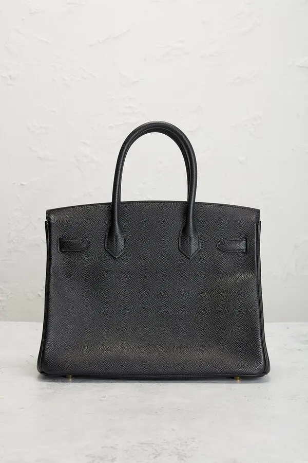 Hermès Epsom Birkin 30 Handbag - Noir
