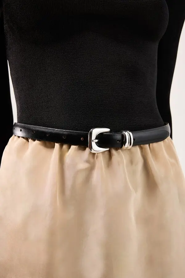 DEHANCHE Altura Belt - Black & Silver