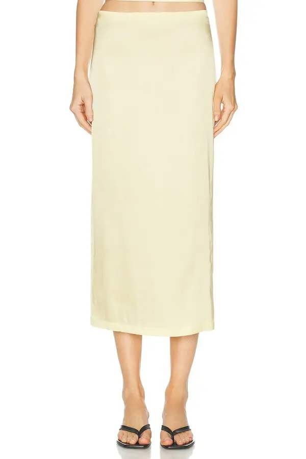 Enza Costa Lustre Column Skirt