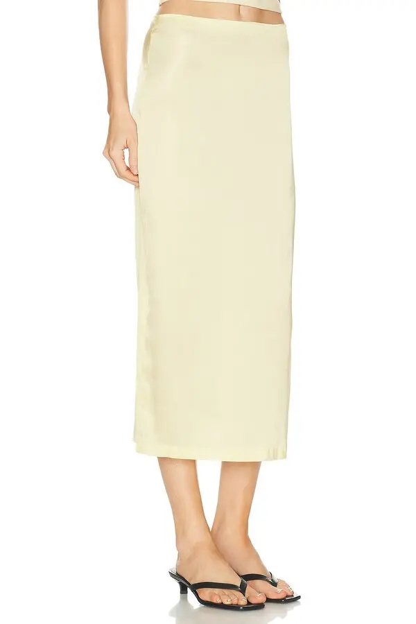 Enza Costa Lustre Column Skirt