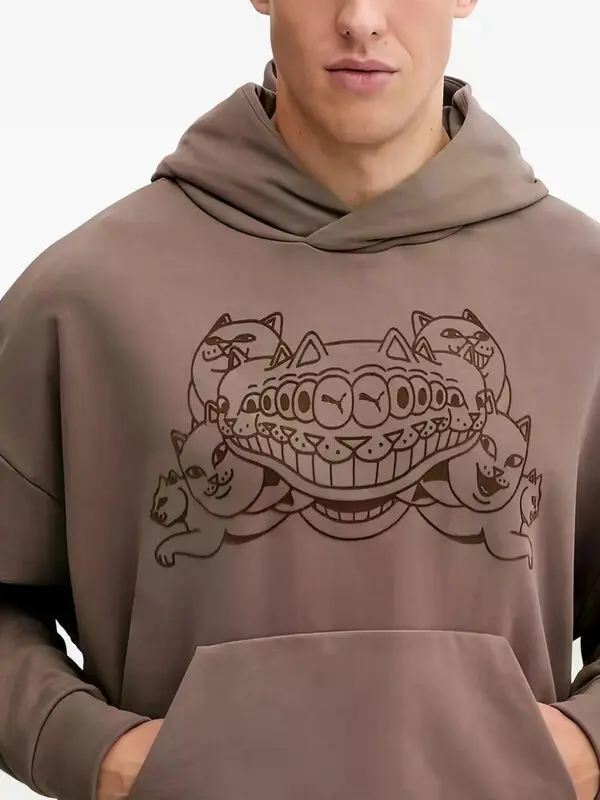 PUMA Graphic Print Hooded Sweatshirt