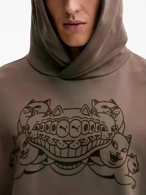 PUMA Graphic Print Hooded Sweatshirt