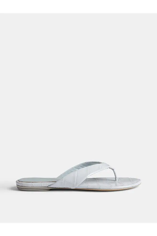 Le Monde Beryl Flat Thong Sandals - Blue
