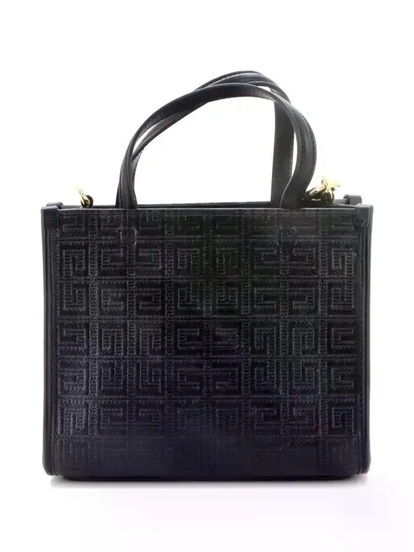 Givenchy G-4g Embossed Coated Canvas Mini Tote Bag
