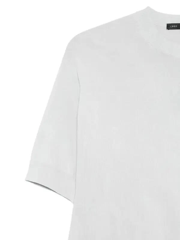 LOW BRAND Ribbed-hem T-shirt