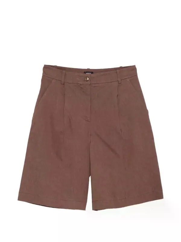 Pinko Tailored Linen-blend Shorts