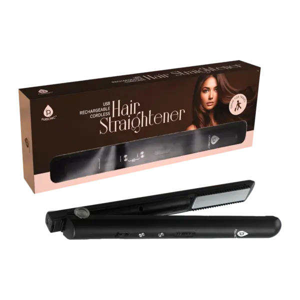PURSONIC Usb Rechargeable Cordless Hair Straightener - One-color