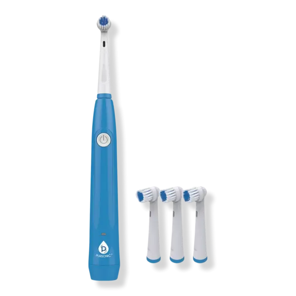 PURSONIC Usb Rechargeable Electric Rotary Toothbrush White - One-color