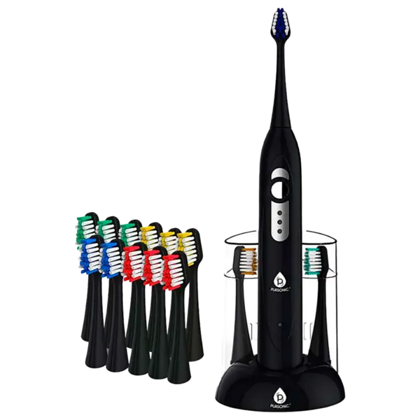 PURSONIC Spm Electric Movement Rechargeable Electric Toothbrush - Black