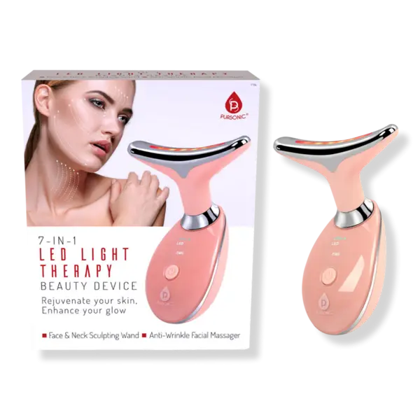 PURSONIC 7-in-1 Led Light Therapy Beauty Device - One-color