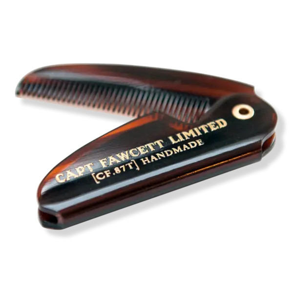 CAPTAIN FAWCETT Folding Pocket Moustache Comb - One-color