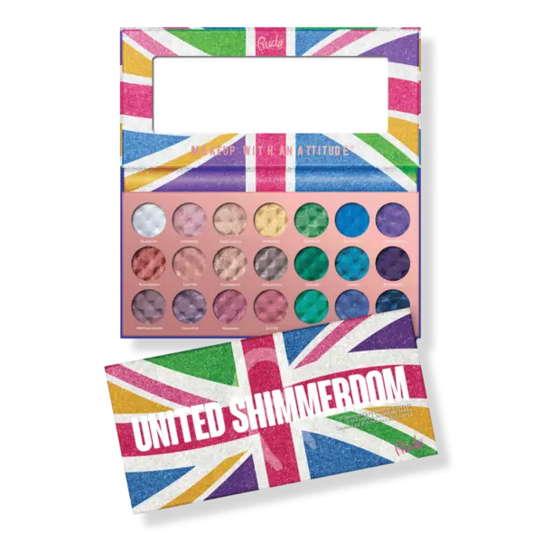 RUDE United Shimmerdom 21 Shimmer Eyeshadow Palette - One-color