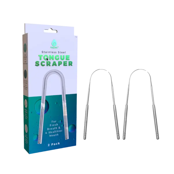 PURSONIC Stainless Steel Tongue Scraper - One-color