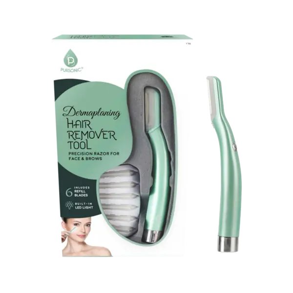 PURSONIC Precision Dermaplaning Hair Remover Tool - One-color