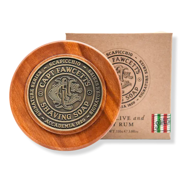 CAPTAIN FAWCETT Scapicchio Fig, Olive & Bay Rum Shaving Soap - One-color