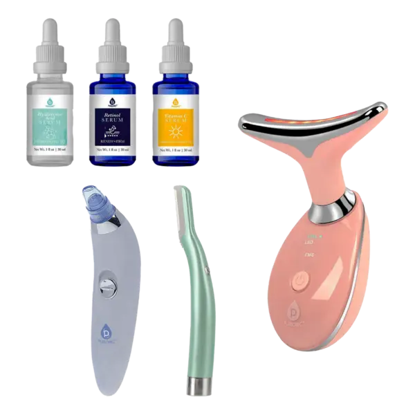 PURSONIC Led Therapy, Pore Vacuum, & Anti-aging Serums - One-color