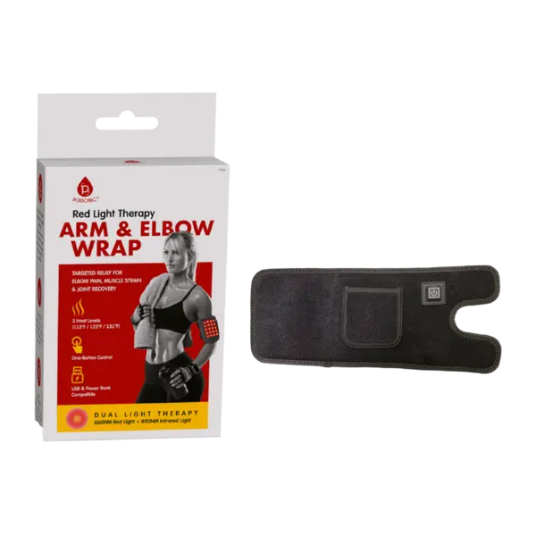 PURSONIC Red Light Therapy Arm & Elbow Wrap - One-color