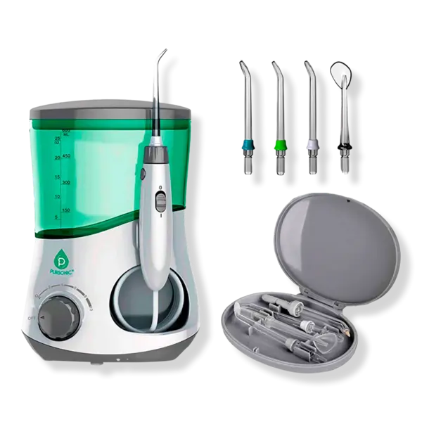PURSONIC Professional Counter Top Oral Irrigator Water Flosser - One-color