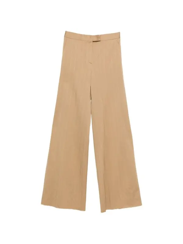 Max Mara Cotton Trousers - Beige