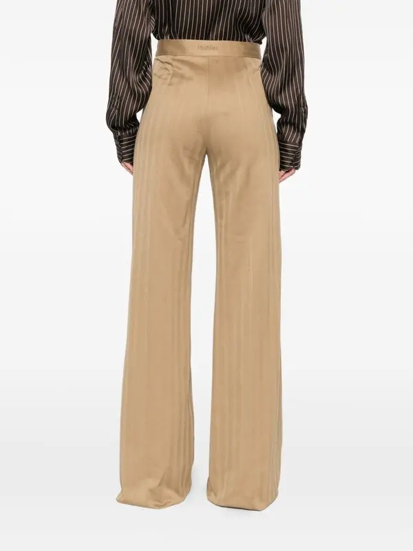 Max Mara Cotton Trousers - Beige