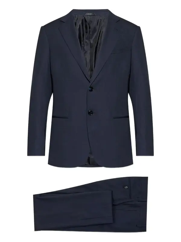 Giorgio Armani Wool Suit - Blue