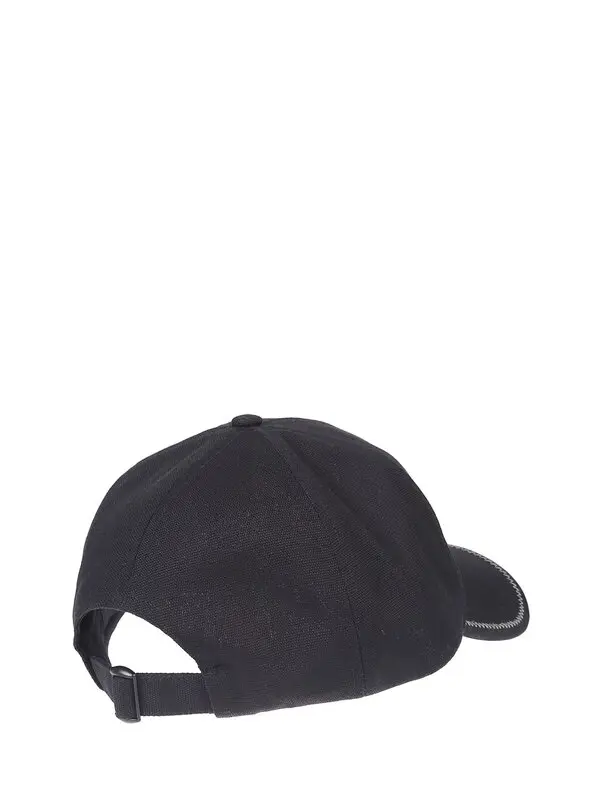 Moncler Logo Cap - Black