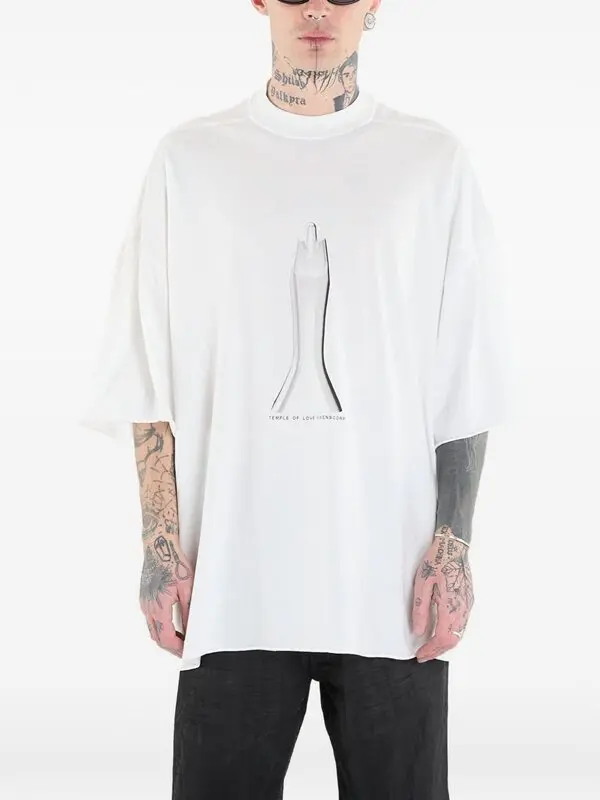 Rick Owens Level T T-shirt - White