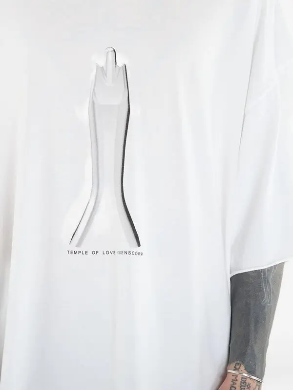 Rick Owens Level T T-shirt - White