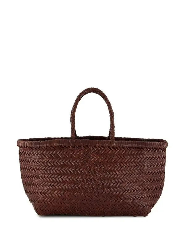 Dragon Diffusion Raffia Shopper Bag - Brown