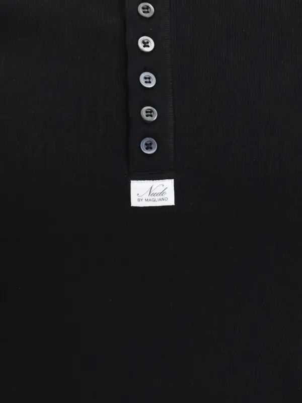 MAGLIANO Henley T-shirt - Black