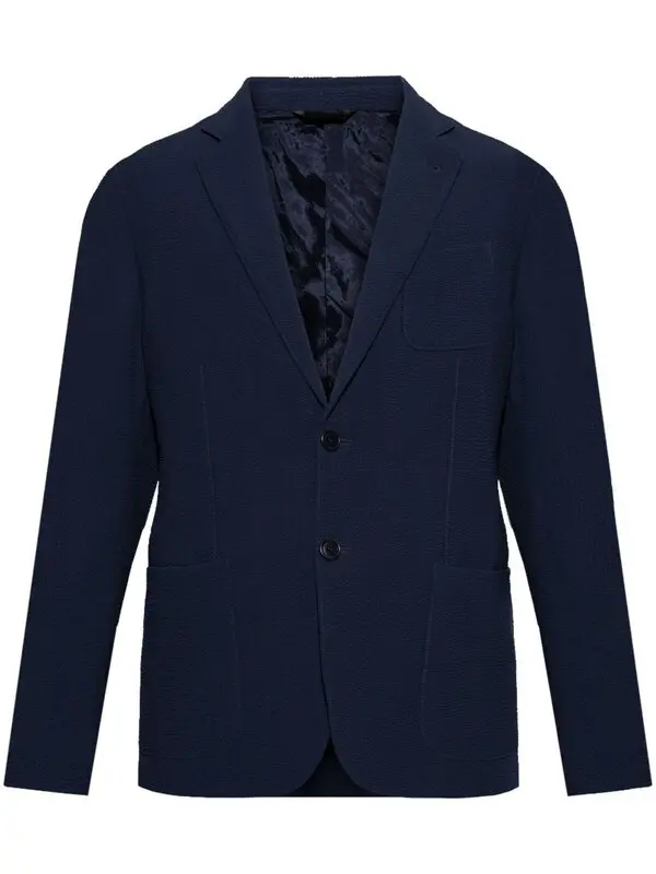 Giorgio Armani Wool Jacket - Blue