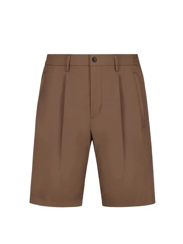 PEOPLE OF SHIBUYA Brak Bermuda Shorts - Brown