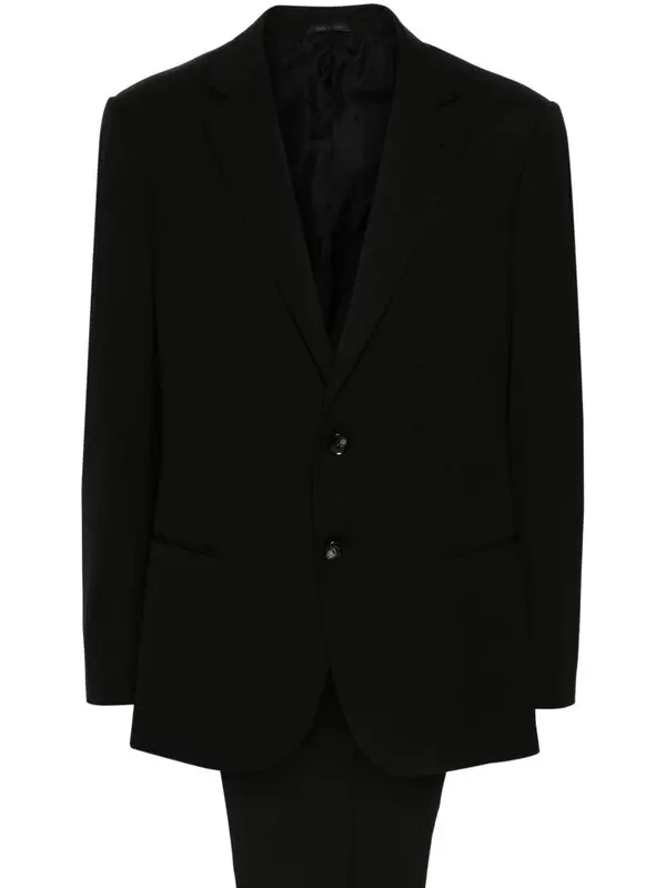 Giorgio Armani Wool Suit - Black