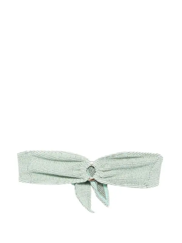 Bond Eye Bandeau Bikini Top - Green