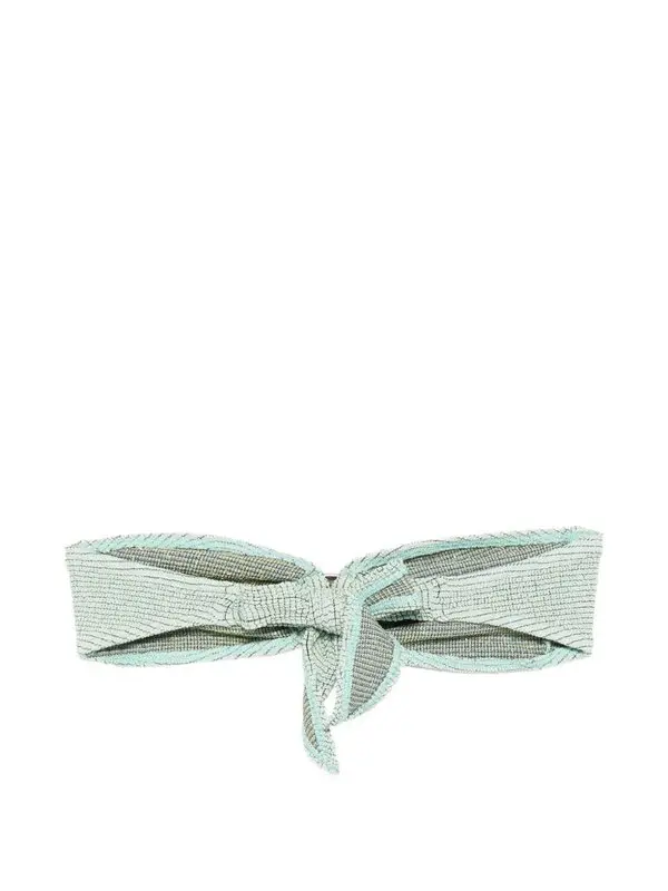 Bond Eye Bandeau Bikini Top - Green