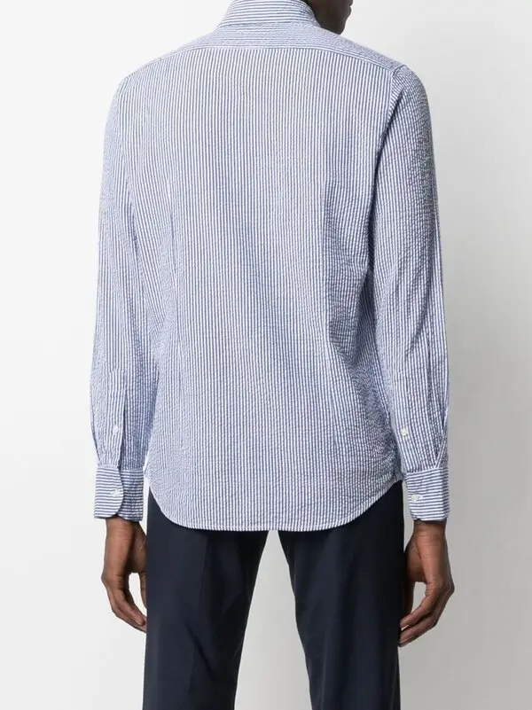 DEPERLU Striped Shirt