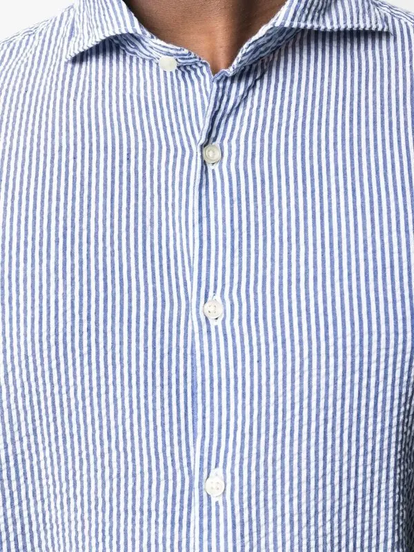DEPERLU Striped Shirt