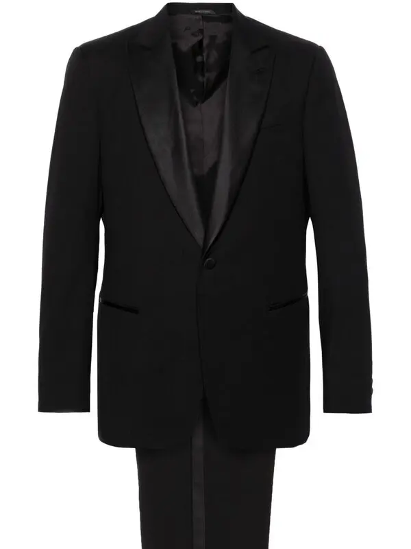 Giorgio Armani Wool Suit - Black