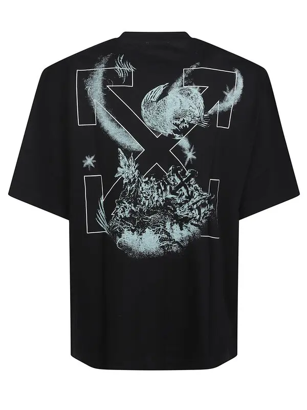 Off-White Moon Skate Graphic T-shirt - Black