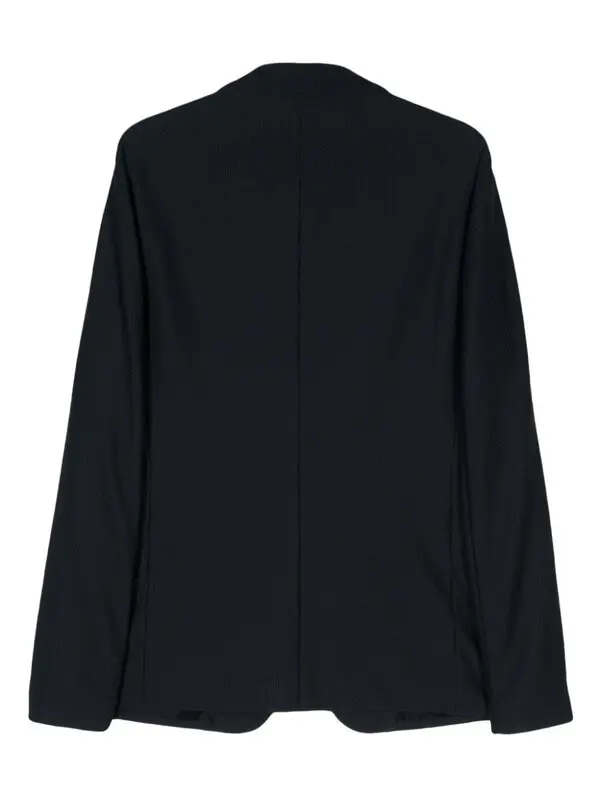 Giorgio Armani Jacket With Logo - Blue