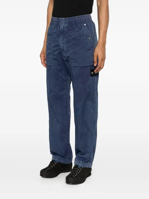 Stone Island Loose Fit Trousers - Blue
