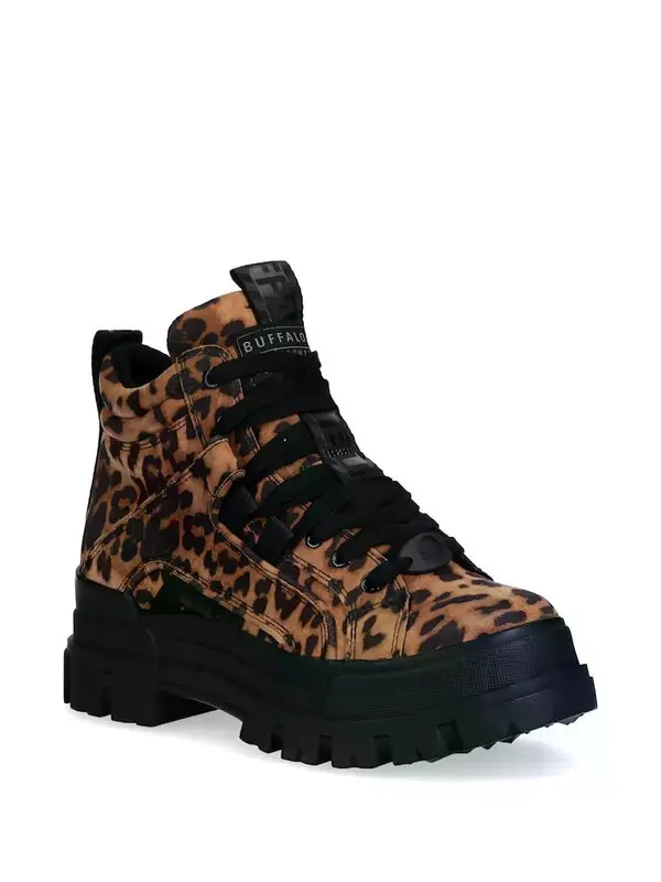BUFFALO Aspha Nc Mid Leopard-print Boots