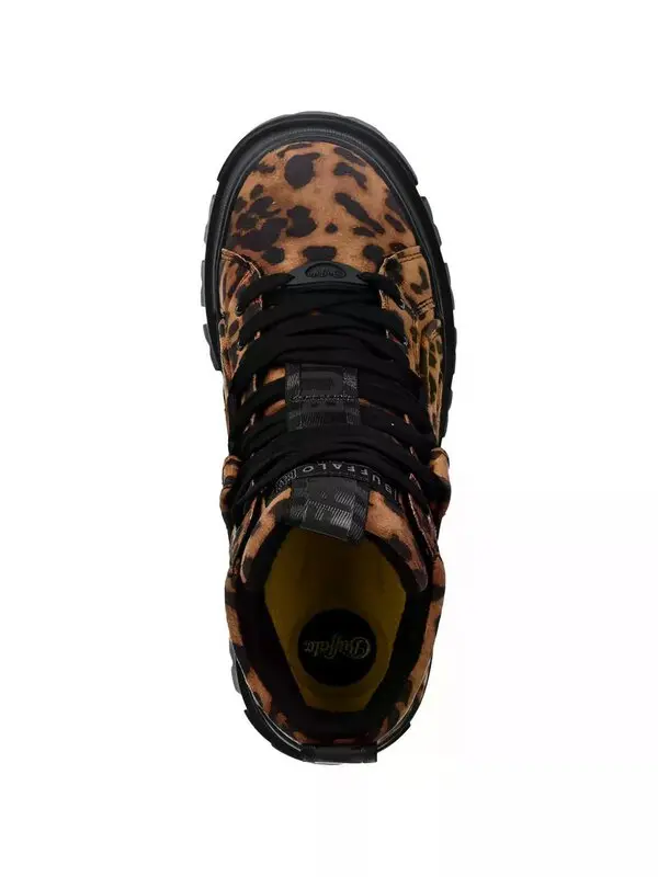 BUFFALO Aspha Nc Mid Leopard-print Boots