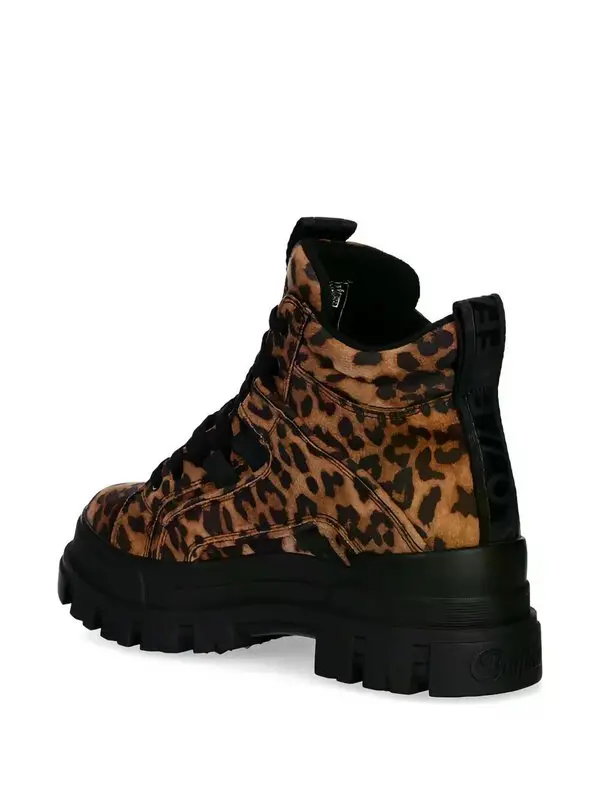 BUFFALO Aspha Nc Mid Leopard-print Boots