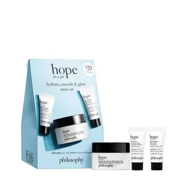 PHILOSOPHY Hope In A Jar Hydrate Smooth & Glow Mini Set Trio - One-color