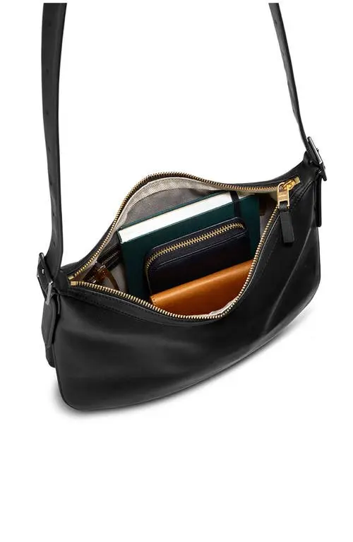 Shinola Medium Bixby Accordion Leather Crossbody Bag